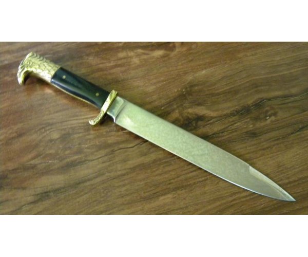 Kershaw Solingen Germany Rostfrei Golden Eagle Fixed Blade Knife in Display