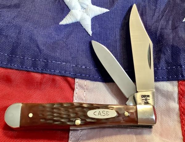 1977 Case xx Small Coke Bottle Knife w/ Nice Derlin handles Mdl#6225 1/ ...