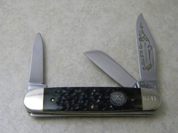 Case Tested XX USA G6345 1/2 Bone 1987 NKCA Club Knife
