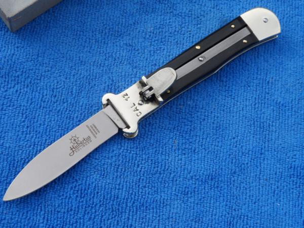 7-3/4" #11 Hubertus "Springer" leverlock Shell-Puller automatic knife ...