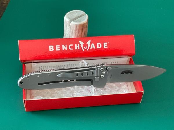 BENCHMADE-MONOCHROME 10300 FRAME LOCK FOLDING POCKET KNIFE. RARE ...