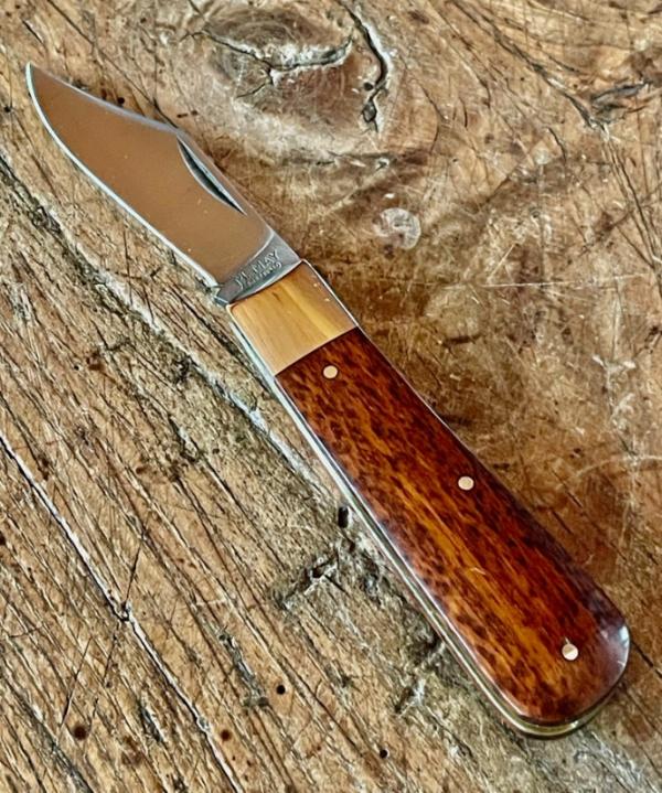 Michael May Traditional Sheffield Barlow knife with Clip Point blade ...