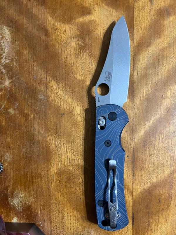 Benchmade Griptilian, custom milled scales