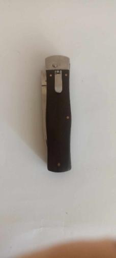 RUSSIAN LEVER LOCK SWITCHBLADE Knife automatic folding "Sniper" (wood ...
