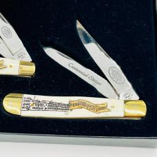 Utica Cutlery 100th Anniversary Commemorative Trapper 2 Blade Pocket ...