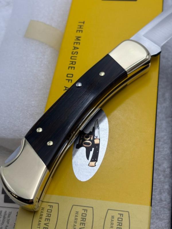 Buck 110 50th Anniversary Folding Hunter Lock Back Knife Made In USA ...