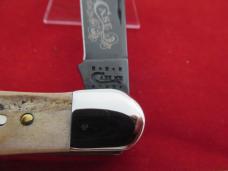 Case XX 2010 Vintage Stag with PVD coated Blades Split Back Whittler ...