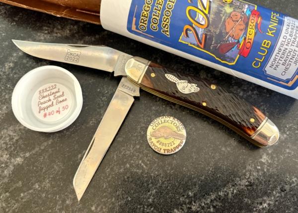Great Eastern Cutlery Northfield 888222 Bayou Trapper OKCA 2022 Club ...