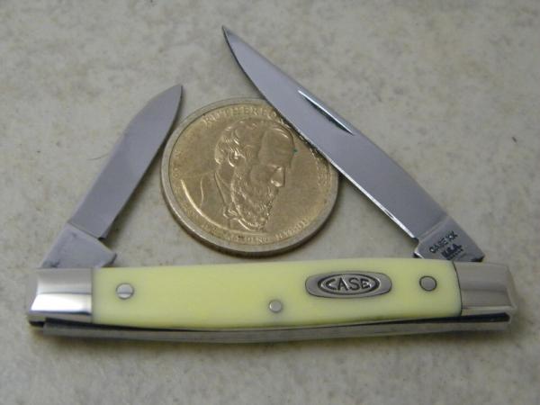 Case XX USA 3233 Yellow 6 Dot Pen Knife c. 1974