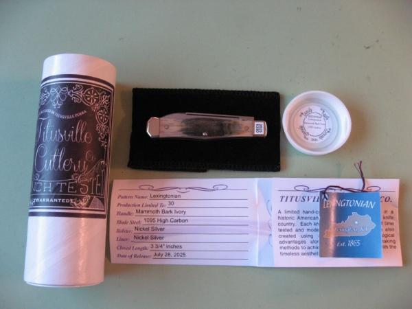 DANIELS FAMILY KNIFE BRANDS-TITUSVILLE CUTLERY-LEXINGTONIAN-MAMMOTH ...