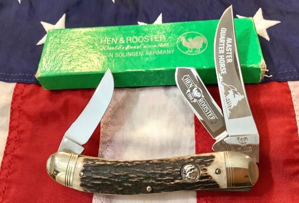 Hen & Rooster -Master Quarter Horse Large Stockman (mdl# 293DS) w ...