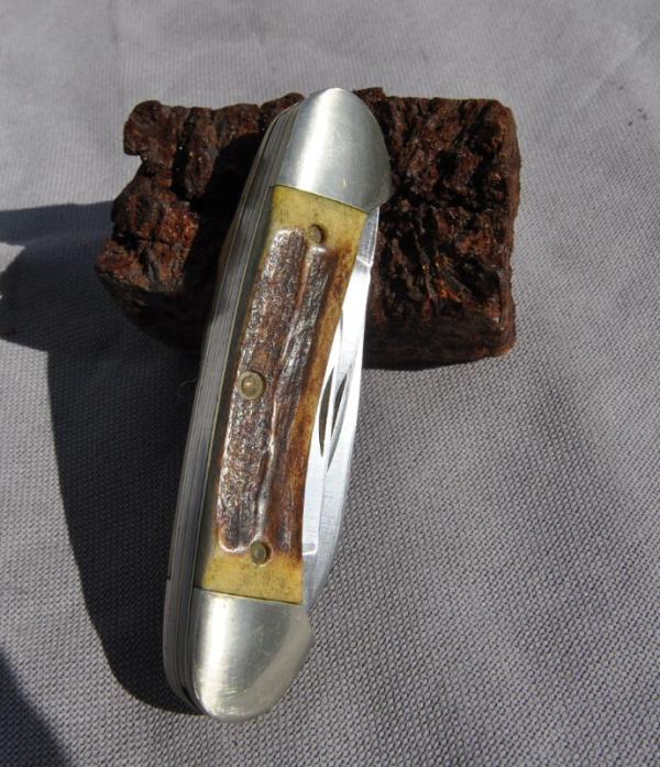 Parker Frost Wostenholm 3 Blade Canoe UK Made Early 70's Mint Tarnish ...
