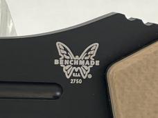 BENCHMADE USA 2750BKSN Sibert Design Tan G10 Axis Lock Auto Adamas w ...