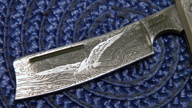 Parker Japan Imitation Damascus One Arm Razor Knife
