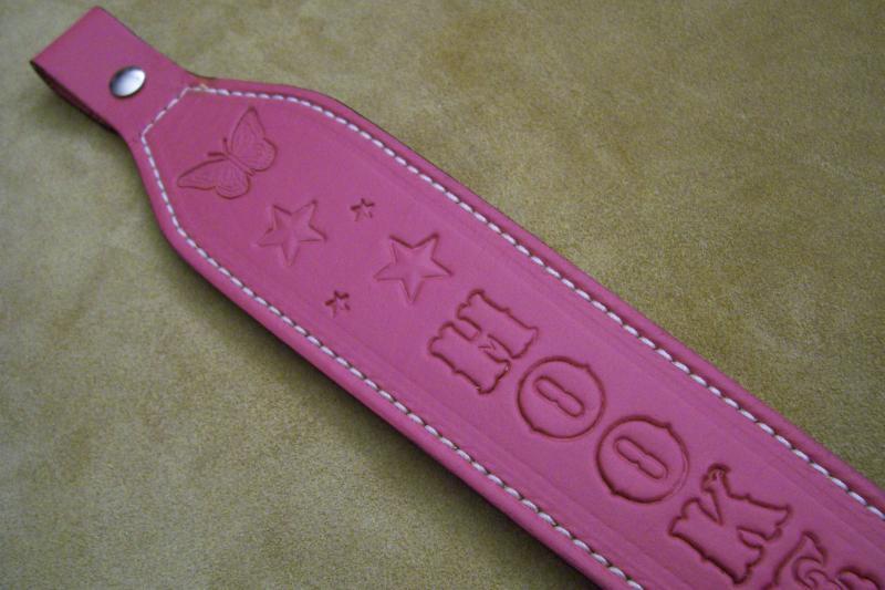 Custom Leather Rifle Sling / Shotgun Sling - Pink - Custom Tooling ...