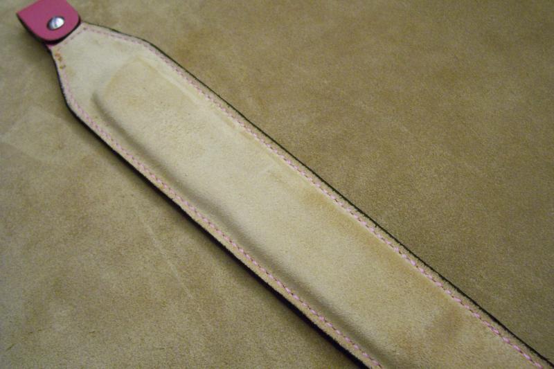 Custom Leather Rifle Sling / Shotgun Sling - Pink - Custom Tooling ...