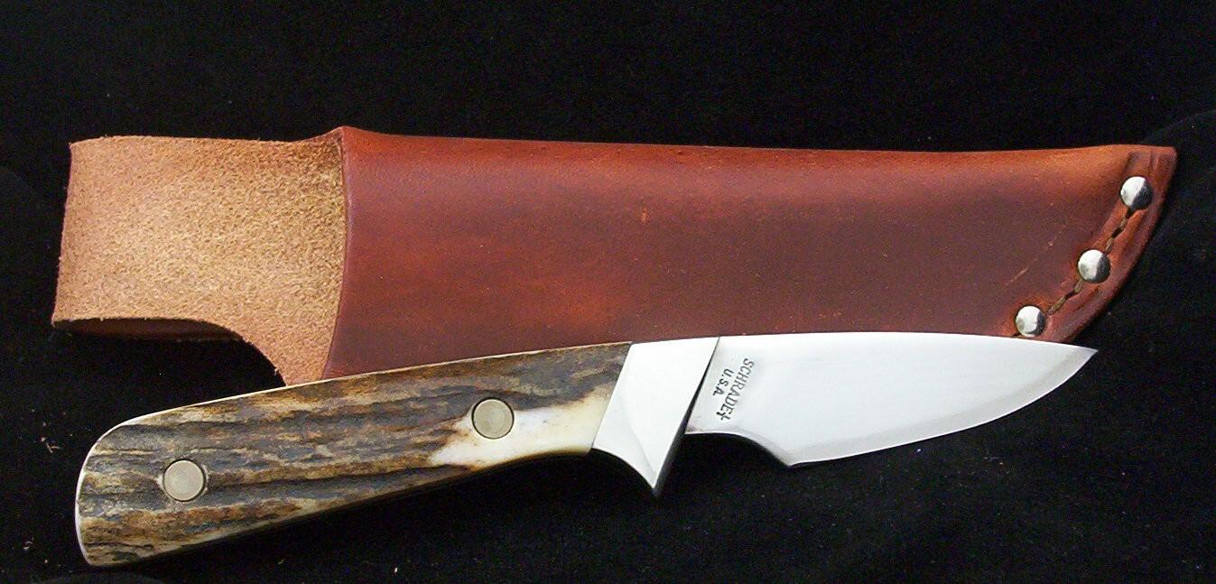 SCHRADE LTD 156 STAG" LITTLE FINGER" NOS USA