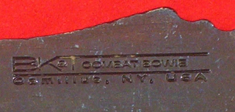 CAMILLUS BECKER BK9 Combat Bowie BLADE