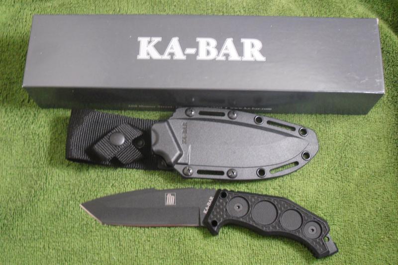 Ka-Bar 5556 Fin Fixed Plain Blade TANTO NIB D2