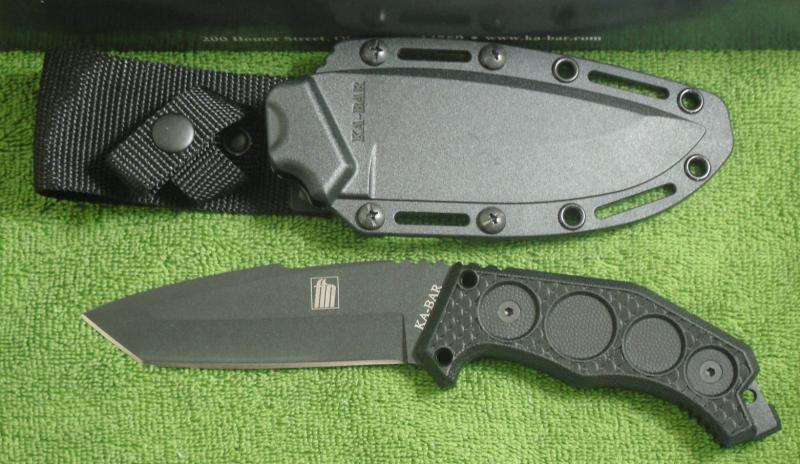 Ka-Bar 5556 Fin Fixed Plain Blade TANTO NIB D2