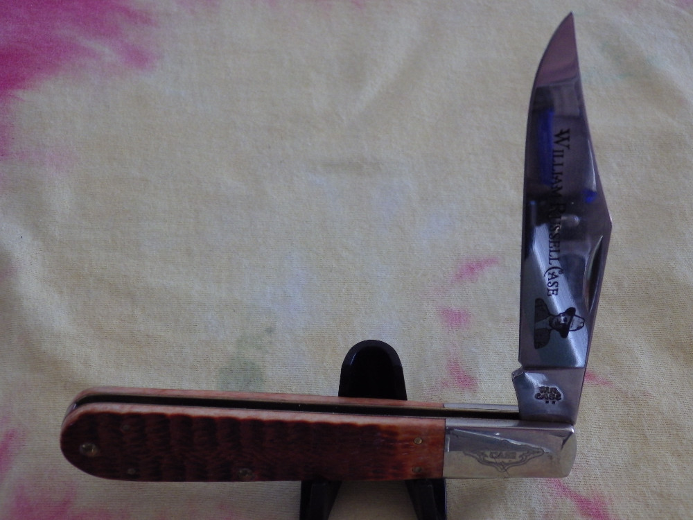 Case Grand Daddy Barlow Barn Chestnut Jigged bone William Russell Case ...