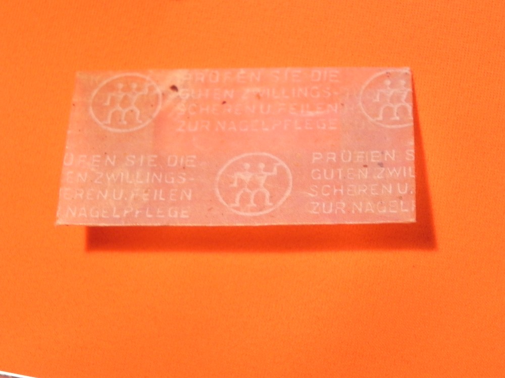 J A Henckels Razor Blade -1 Packet of 10 Zwillings "GRUN" #372 ...