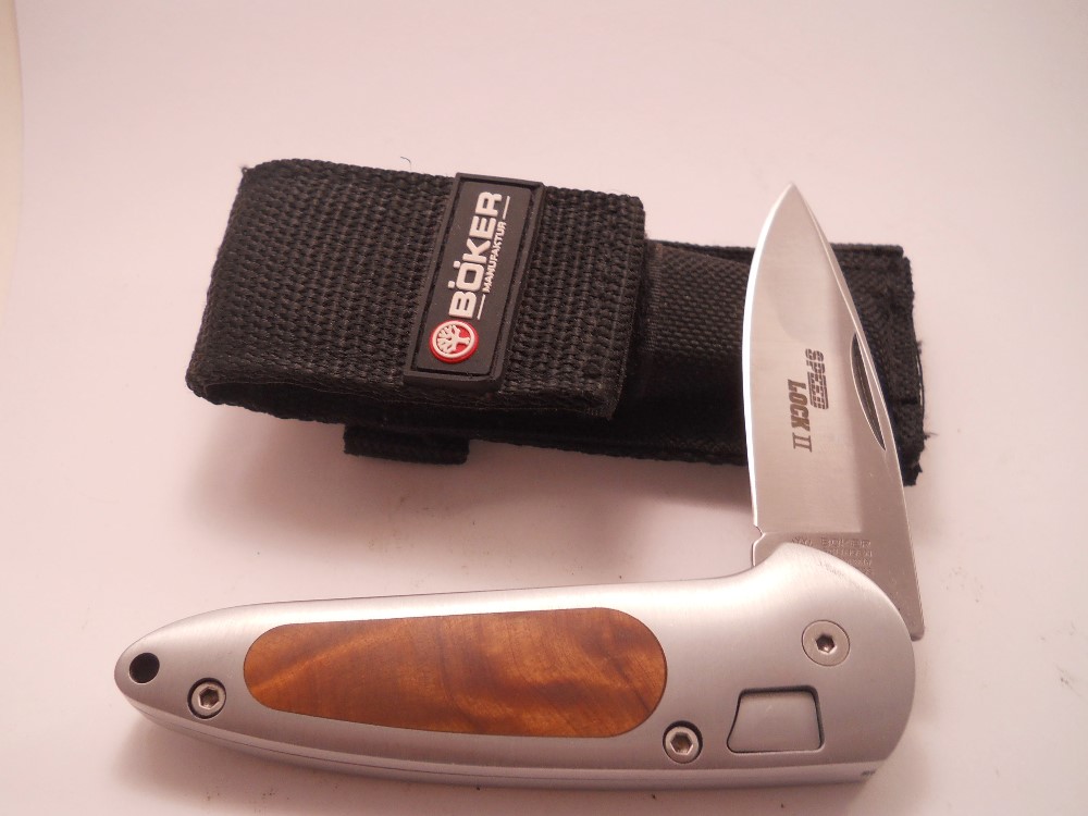 German Boker Speed Lock II Knife / Sheath