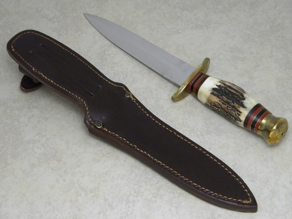 Linder Solingen Germany Genuine Stag 440 Stainless INOX Rostfrei Dagger ...