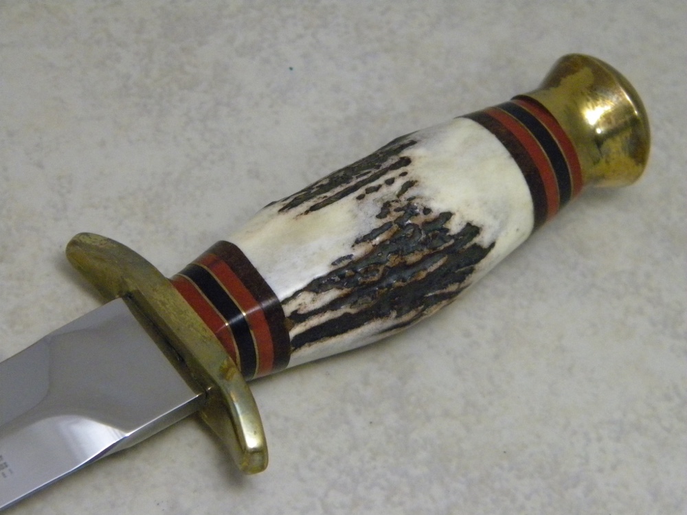 Linder Solingen Germany Genuine Stag 440 Stainless INOX Rostfrei Dagger ...