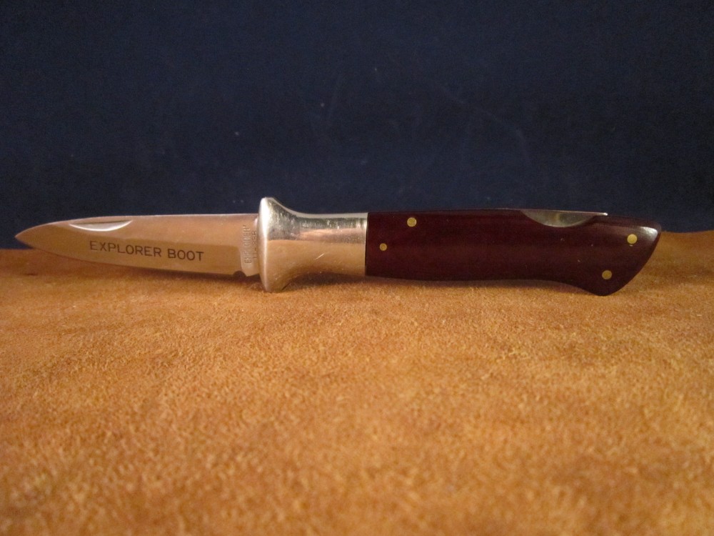 Sold Explorer 11-338 Boot knife; made in Seki, Japan 0319