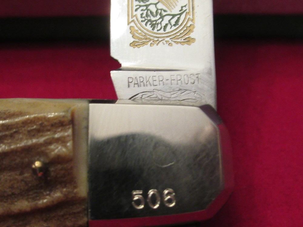 Parker Frost Germany Made Stag Lock Back