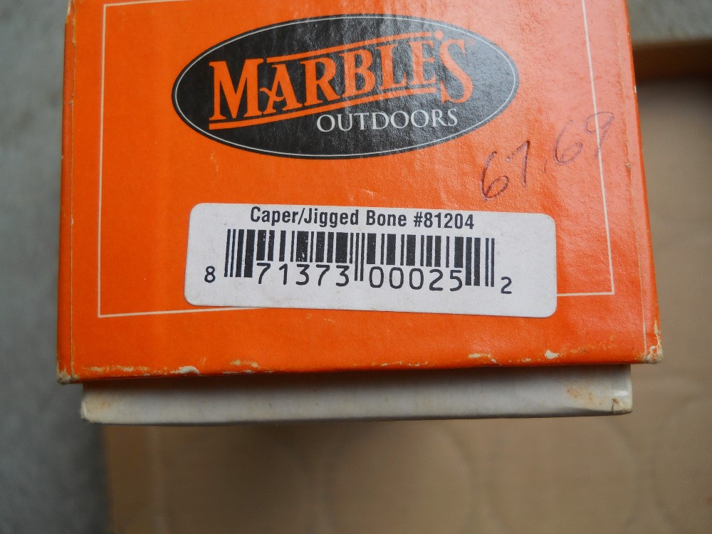 Marbles / Gladstone, MI / USA 81204 Caper Knife