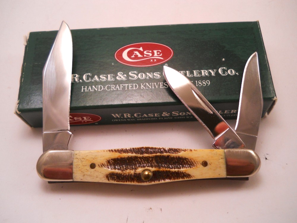 Case 6.583 Bone Stag Whittler Knife