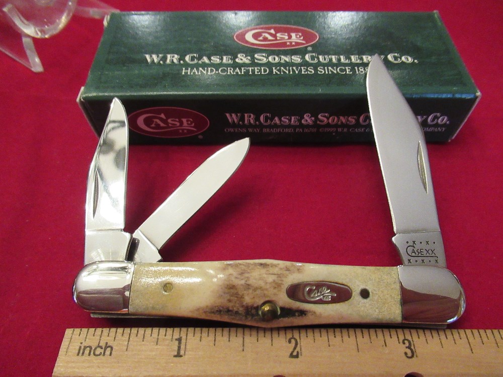 Case XX 2000 Vintage Stag Whittler Pattern # V5383WH SS