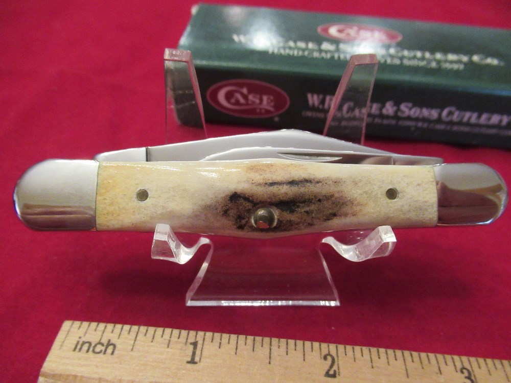 Case XX 2000 Vintage Stag Whittler Pattern # V5383WH SS