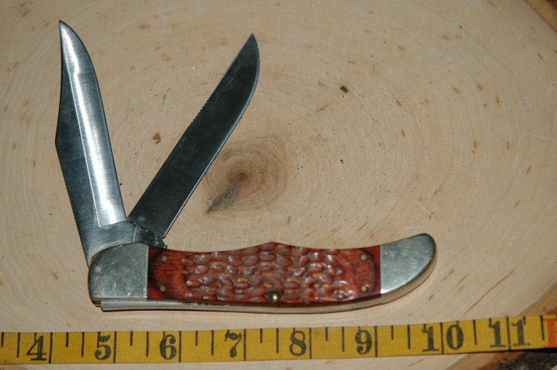 Large Case Two Blade Folding Hunter