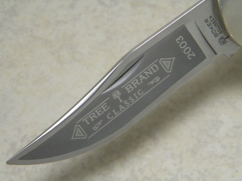 Boker Solingen Germany Stainless Tree Brand Classic Black 2003 Lockback ...