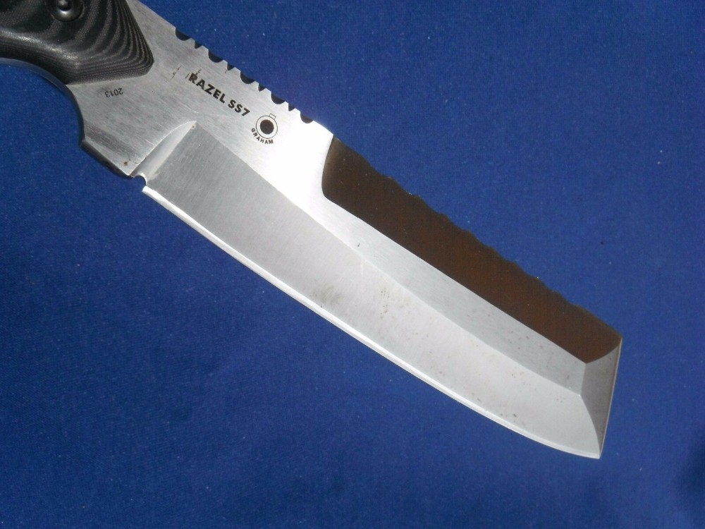 Rare Discontiuned CRKT Knife SS7 Razel. Survival Hunting. Blade is VERY ...