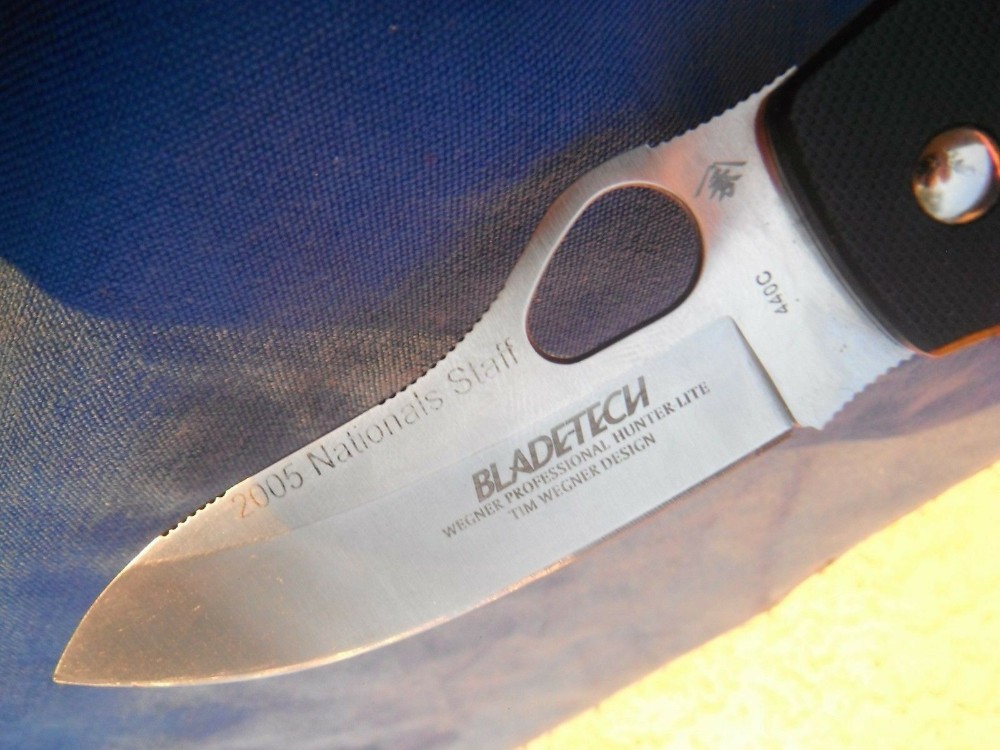 Bladetech Wegner Professional Hunter Lite 440C FOLIDING POCKET KNIFE ...