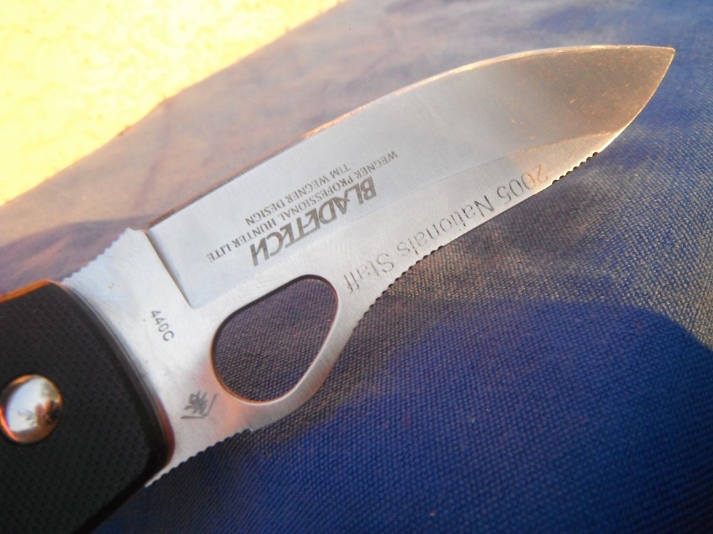 Bladetech Wegner Professional Hunter Lite 440C FOLIDING POCKET KNIFE ...