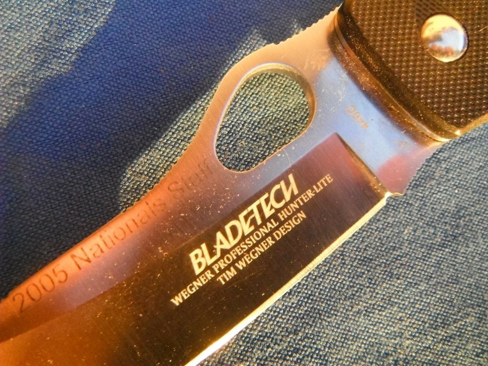 Bladetech Wegner Professional Hunter Lite 440C FOLIDING POCKET KNIFE ...