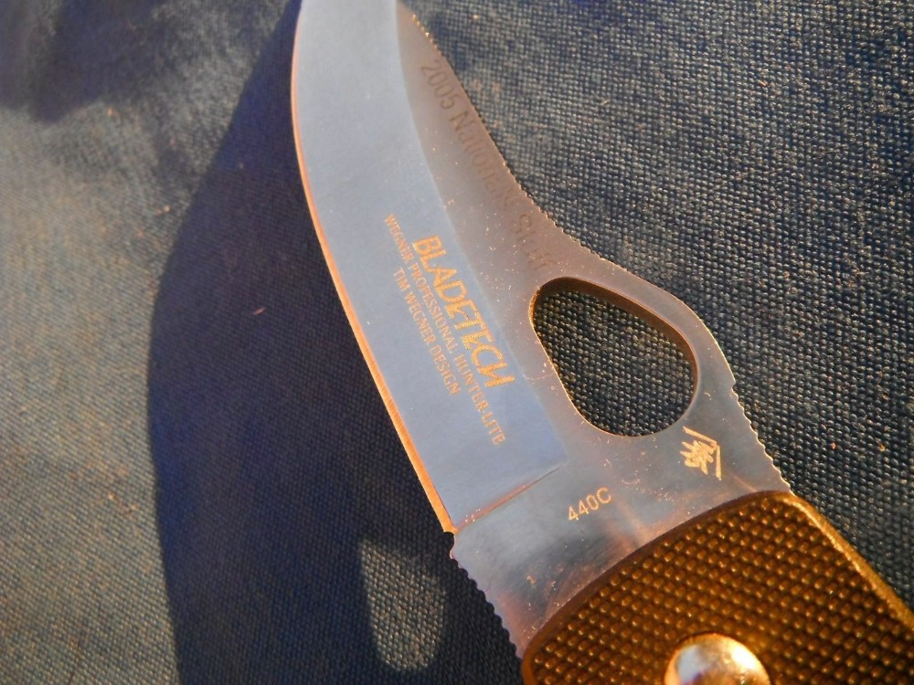 Bladetech Wegner Professional Hunter Lite 440C FOLIDING POCKET KNIFE ...