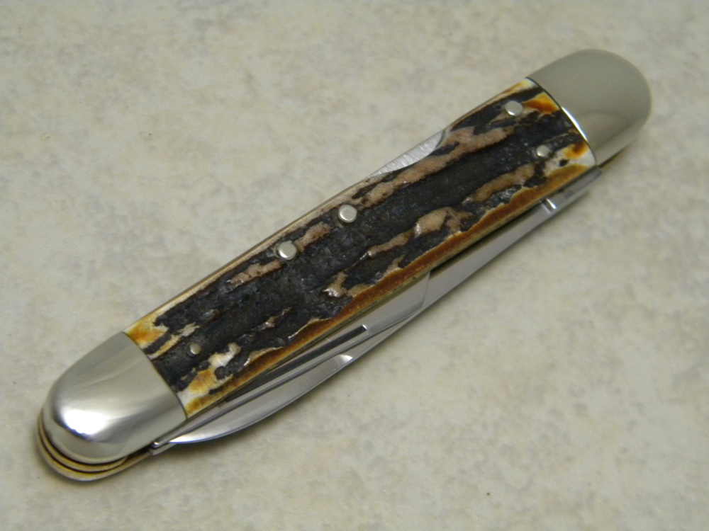 Fight'n Rooster Germany Stag Lockback Whittler Knife - CKKC Central ...