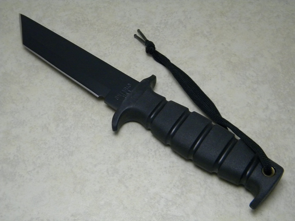 Ontario USA SPEC PLUS TANTO 6 SP-12 Fixed Blade Fighting Knife & Sheath ...