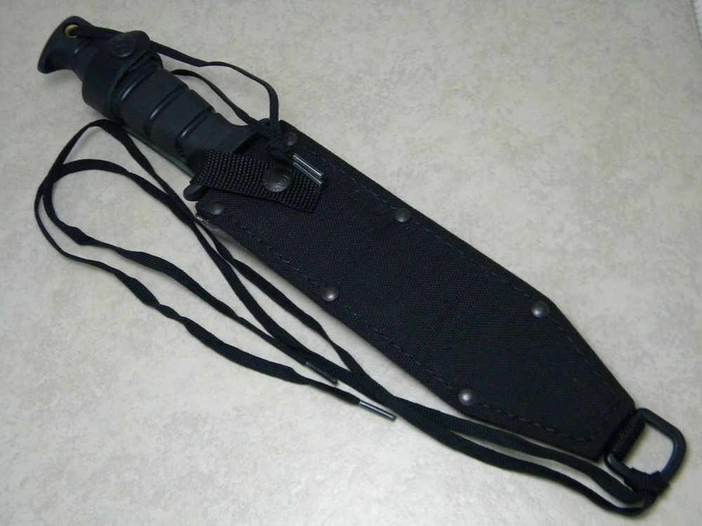 Ontario USA SPEC PLUS TANTO 6 SP-12 Fixed Blade Fighting Knife & Sheath ...