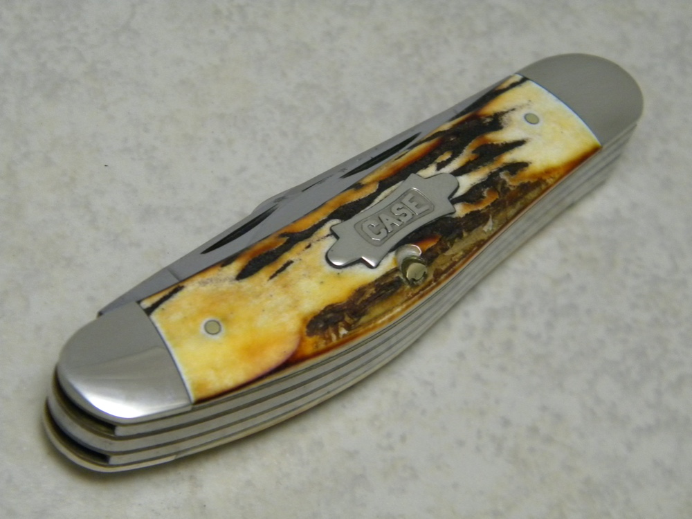 Case Classic 1994 Stag 55039 Bomb Shield 5-Blade Sowbelly Knife