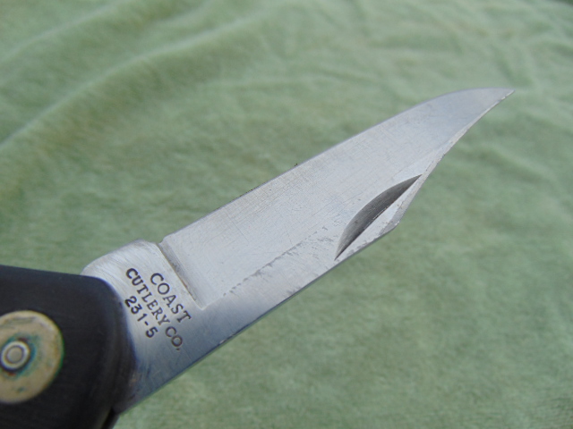 Coast Cutlery Co. 231-5 folding lockback pocket knife. Made in Japan!