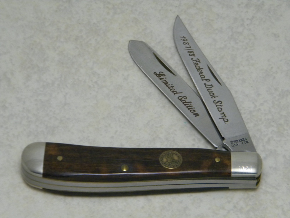 Schrade + USA LTD 1987/88 Federal Duck Stamp Commemorative Slimline ...