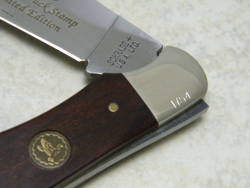 Schrade + USA LTD 1992/93 Federal Duck Stamp Commemorative Linerlock ...
