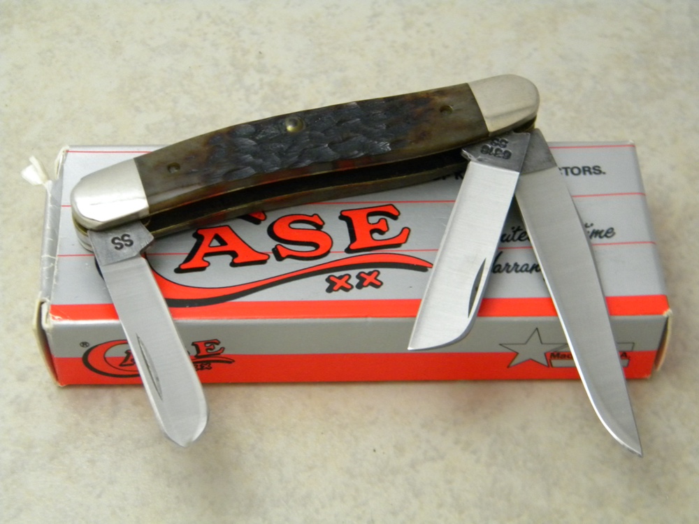 Case XX USA 6 Dot (1994) Bone 6318 SS Tested XX Razor Edge Stockman ...